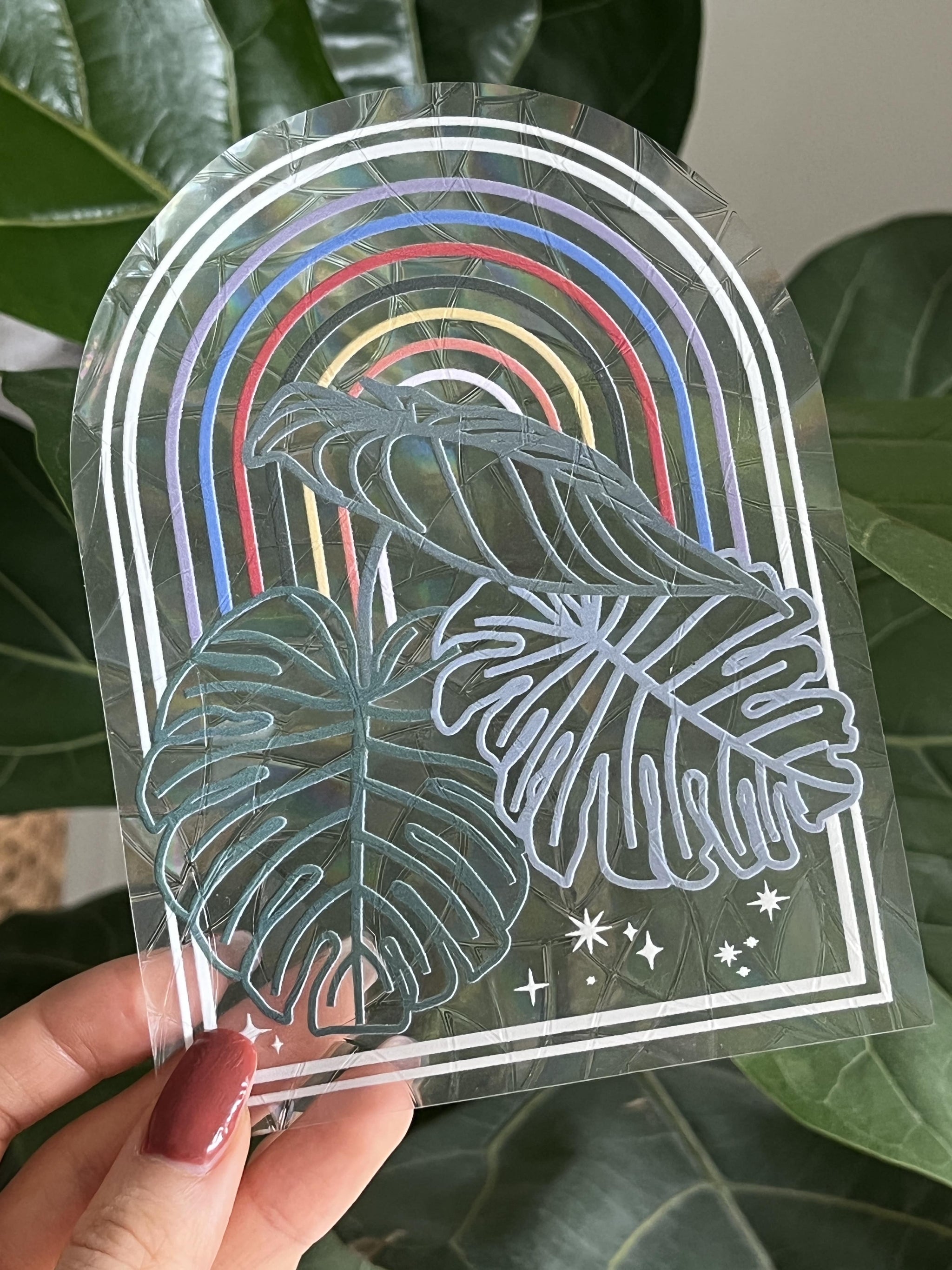 Rainbow Suncatcher Window Sticker - Colourful – Seedor